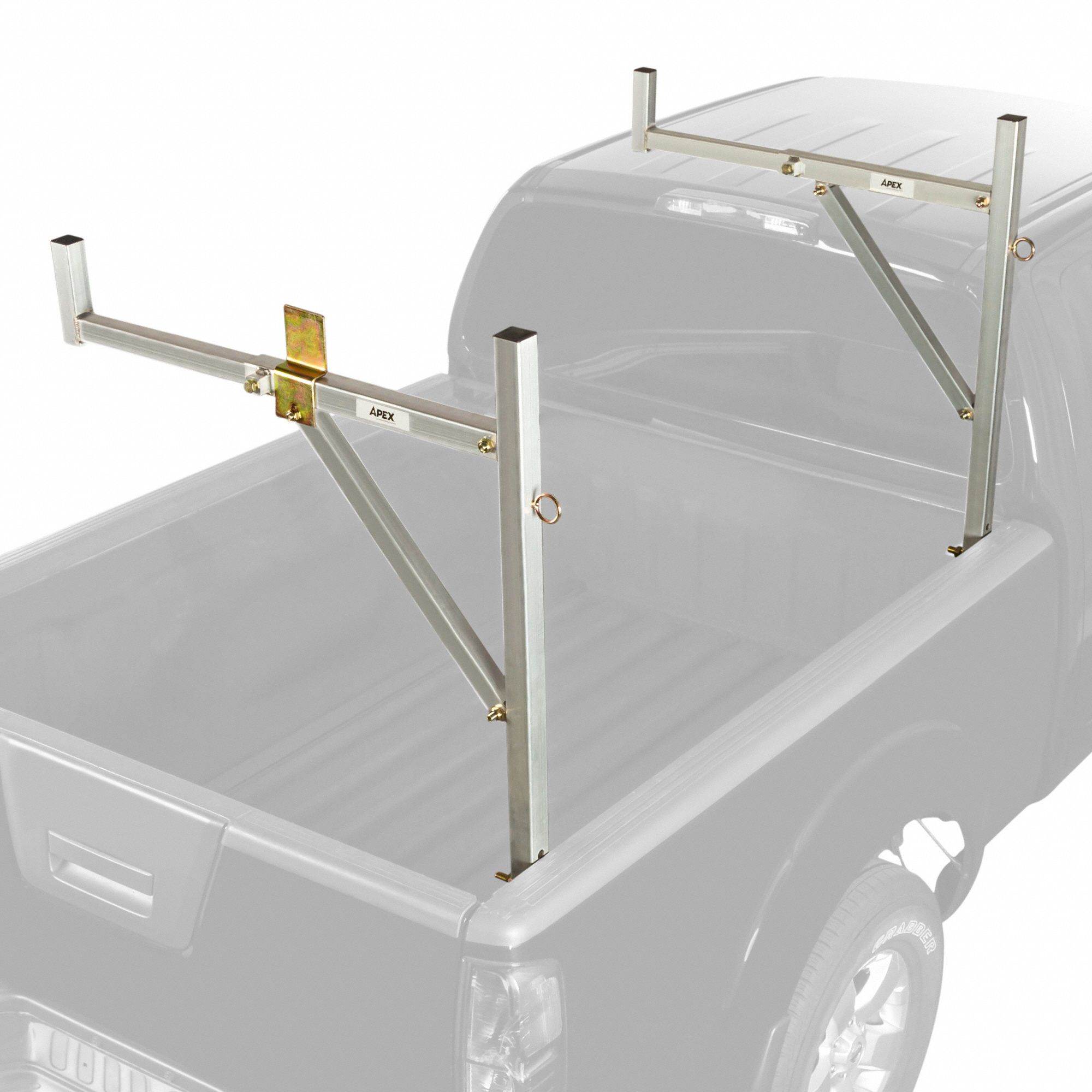 APEX Truck Ladder Rack: 250 lb Max Load Capacity, 49 1/2 in to 52 in ...