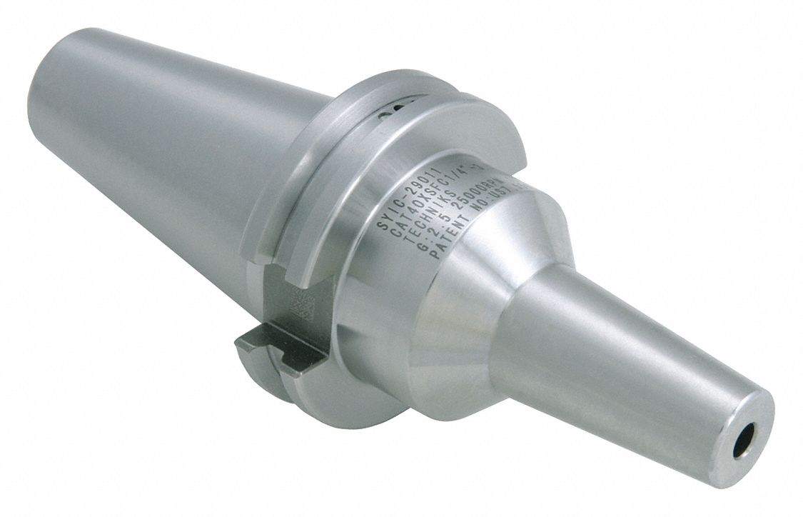 TECHNIKS, CAT40 Taper, 3 in Projection, Shrink Fit Tool Holder and ...