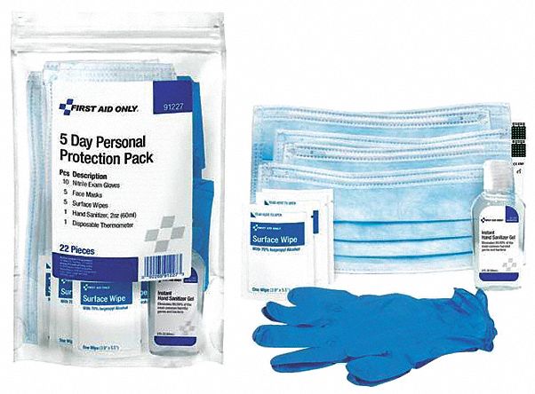 FIRST AID ONLY, Medium, 22 Components, Personal Protection Pack ...