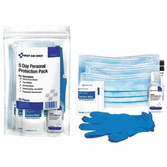 FIRST AID ONLY, Medium, 22 Components, Personal Protection Pack ...