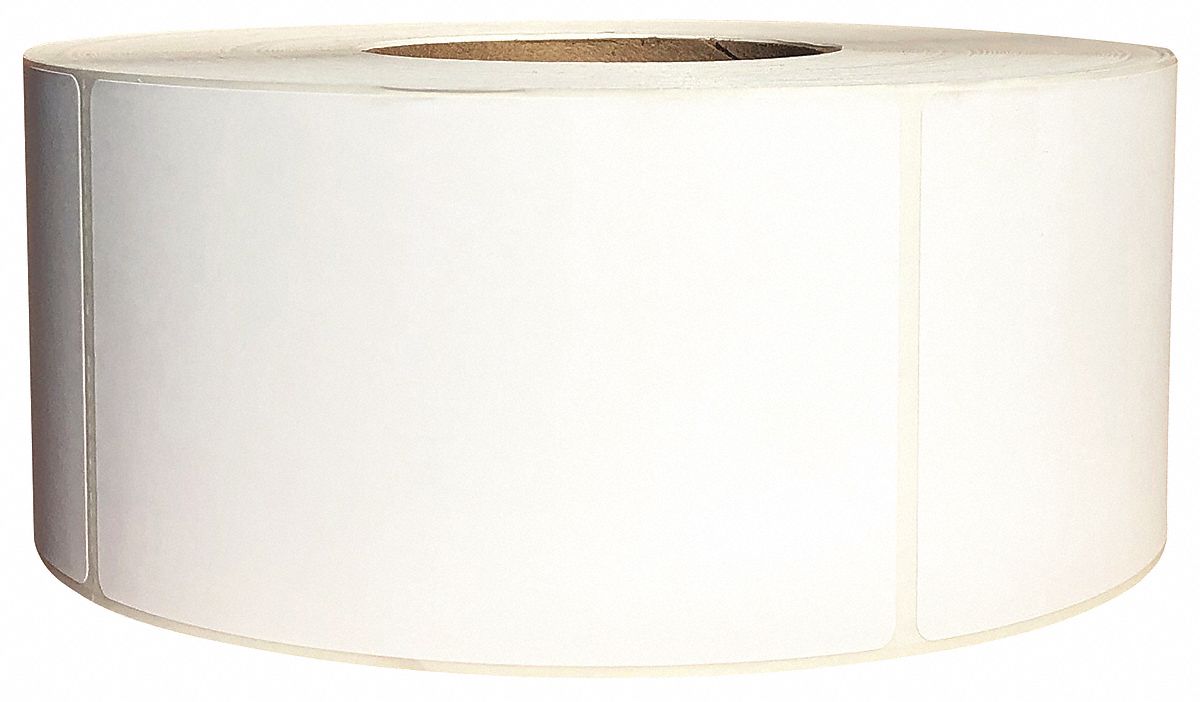 4 in Label Wd, 8 in Label Ht, Barcode Printer Label - 60DX35|60DX35 ...