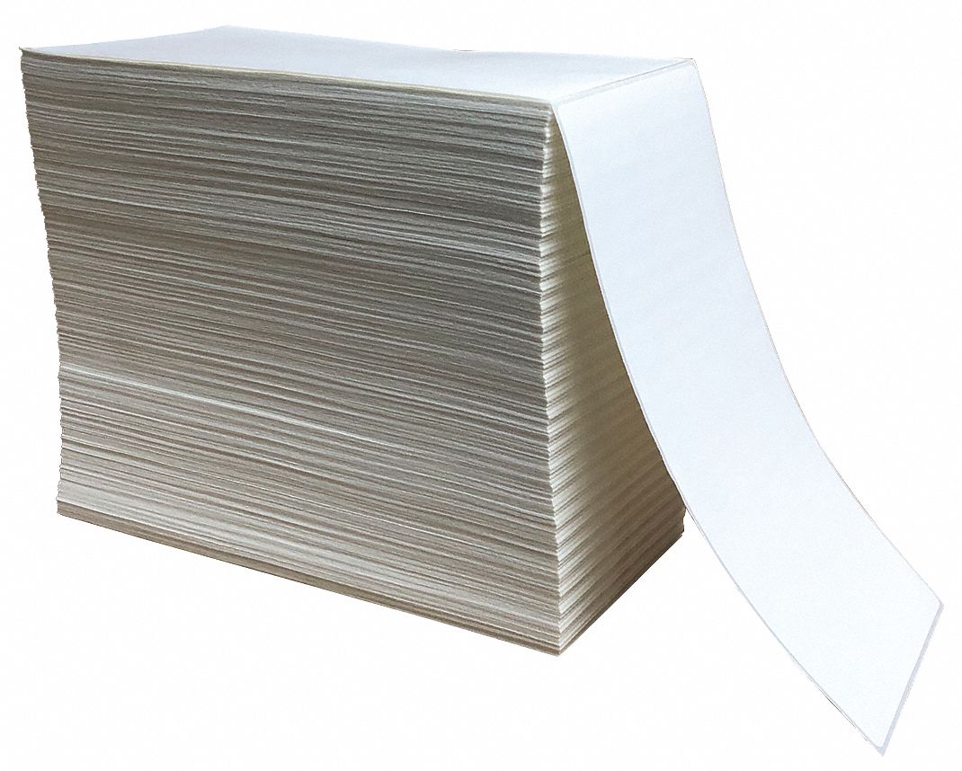 4 in Label Wd, 8 in Label Ht, Barcode Printer Label - 60DX40|60DX40 ...