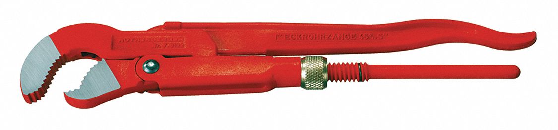ROTHENBERGER, Steel, 2 in Jaw Capacity, Corner Pipe Wrench - 60EG02 ...