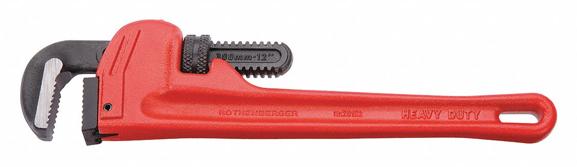 ROTHENBERGER, Steel, 2 in Jaw Capacity, Pipe Wrench - 60EG07|70152 ...
