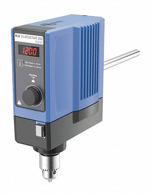 IKA, 2,000 RPM Max Speed, 200 N-cm, Overhead Mixer - 60EG45|0003990001 ...