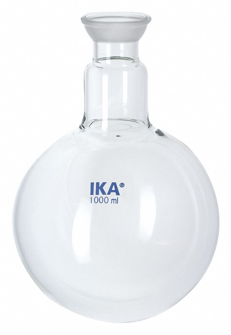 IKA, 100 mL/Coated Borosilicate Glass, Coated Receiving Flask - 60EM87 ...