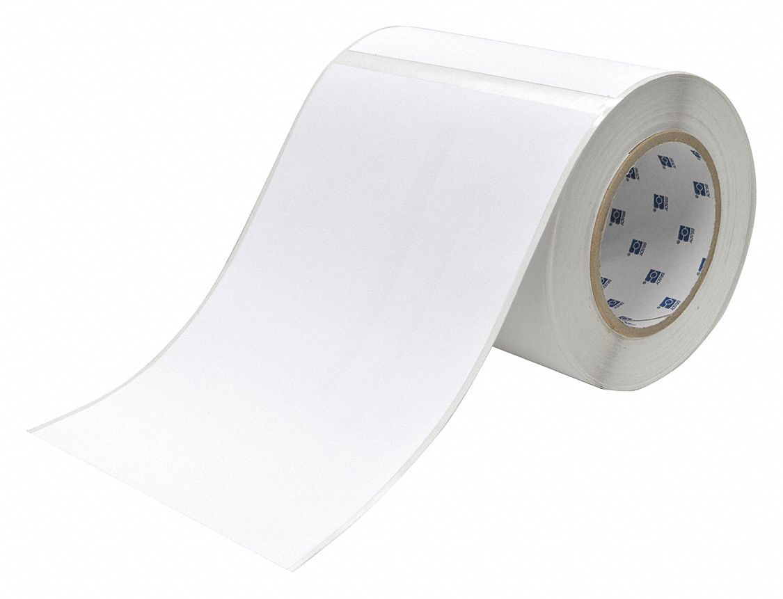 8 19/64 in x 6 3/32 in, Polypropylene, Precut Label Roll - 60EW30|J50 ...