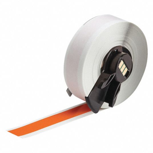 1/2 in x 50 ft, Vinyl, Continuous Label Roll - 60EW94|M61C-500-595-OR ...