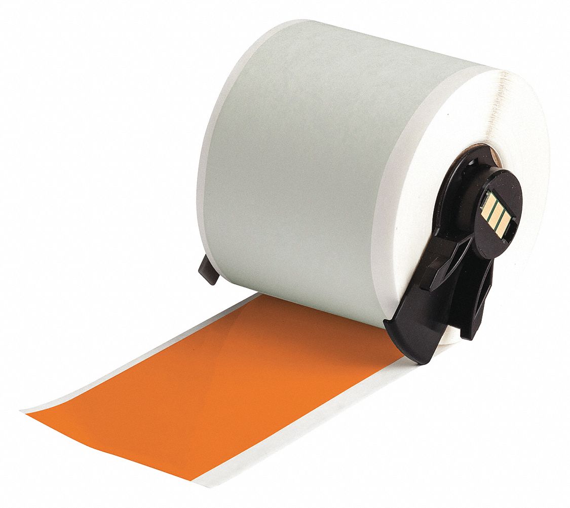 2 in x 50 ft, Vinyl, Continuous Label Roll - 60EX05|M61C-2000-595-OR ...
