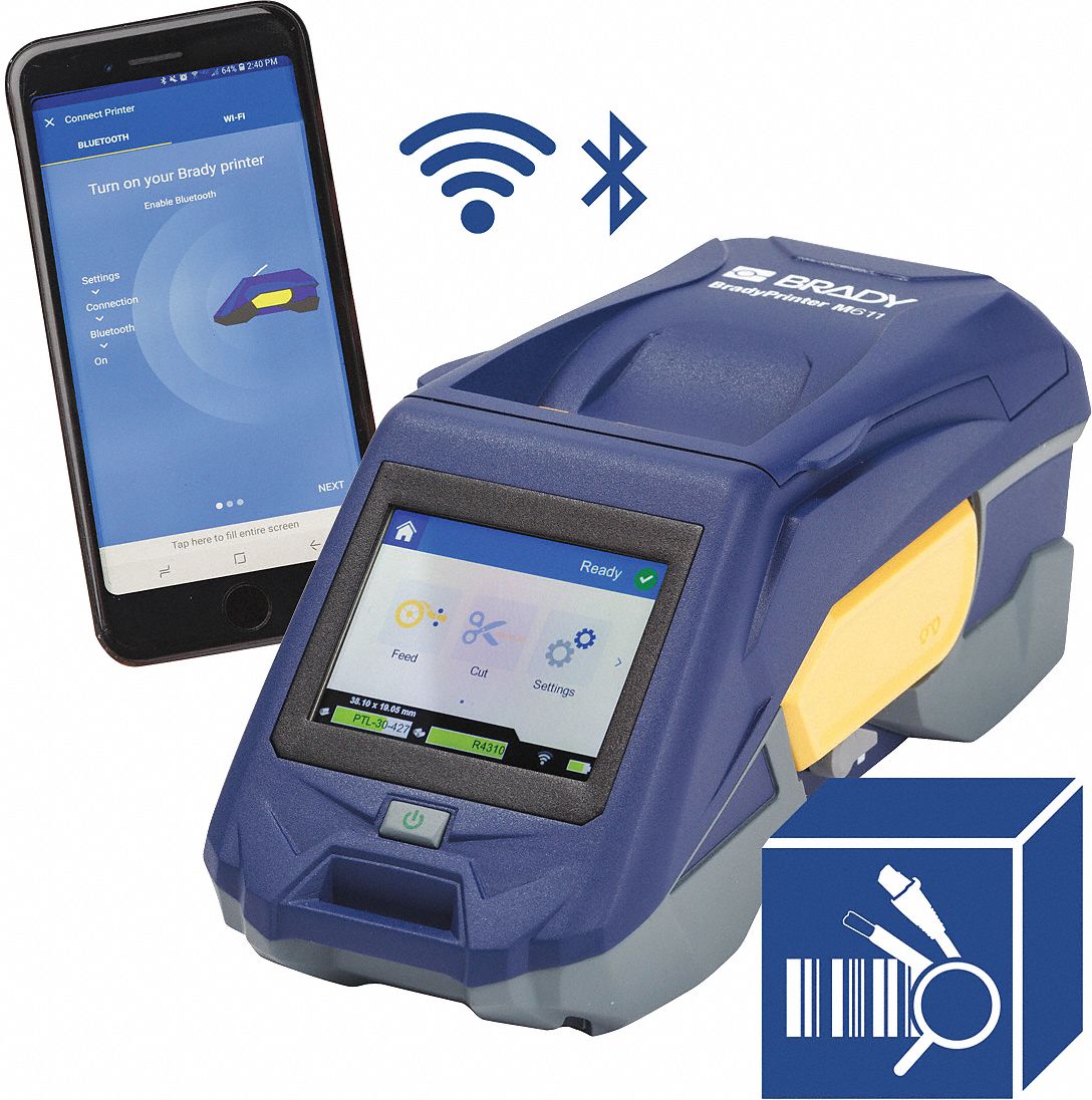 Bluetooth Connected, 2", Portable Label Printer - 60EX31|M611-AM ...