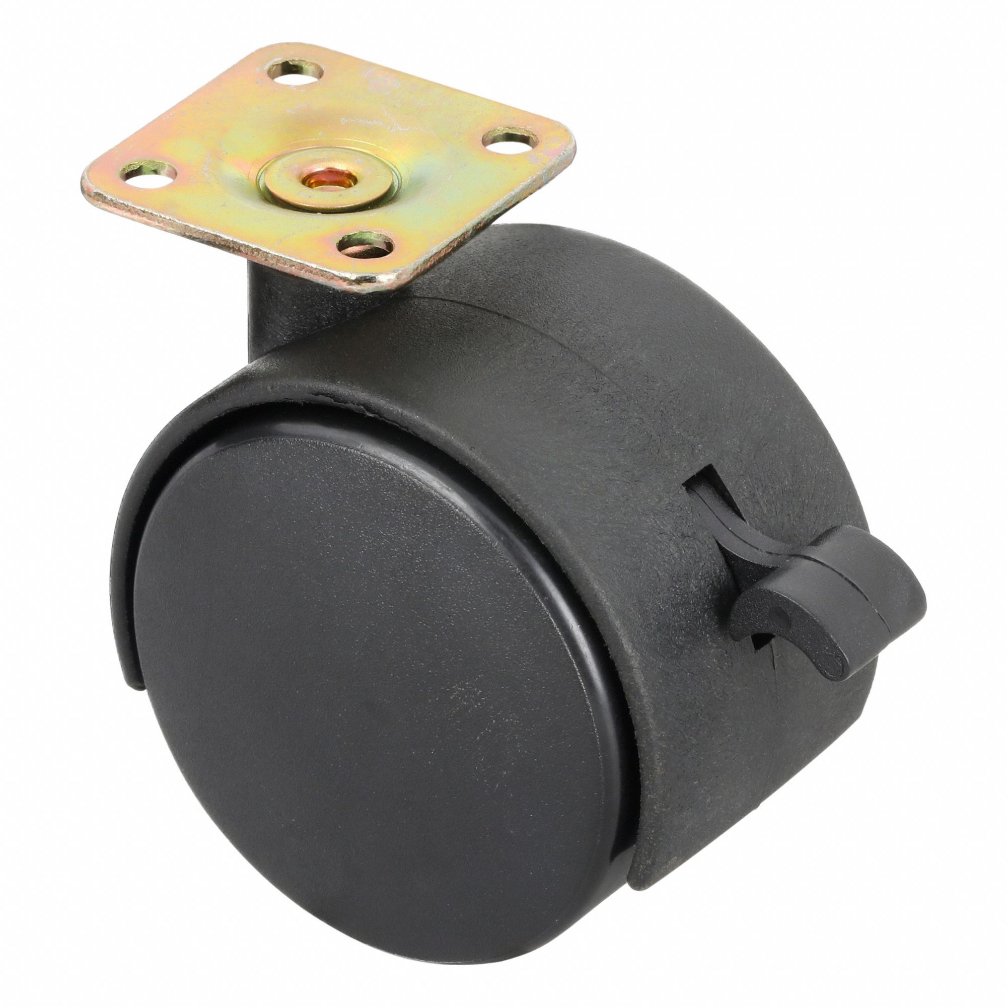 SHEPHERD CASTER, Swivel, Face Brake, Plate Caster - 60EZ28|PTW60101BK-B ...