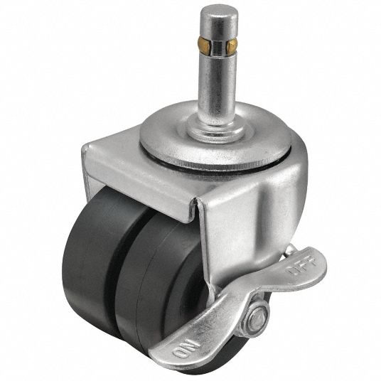 SHEPHERD CASTER, Swivel, Side Brake, Stem Caster - 60EZ44|C0020273ZN ...