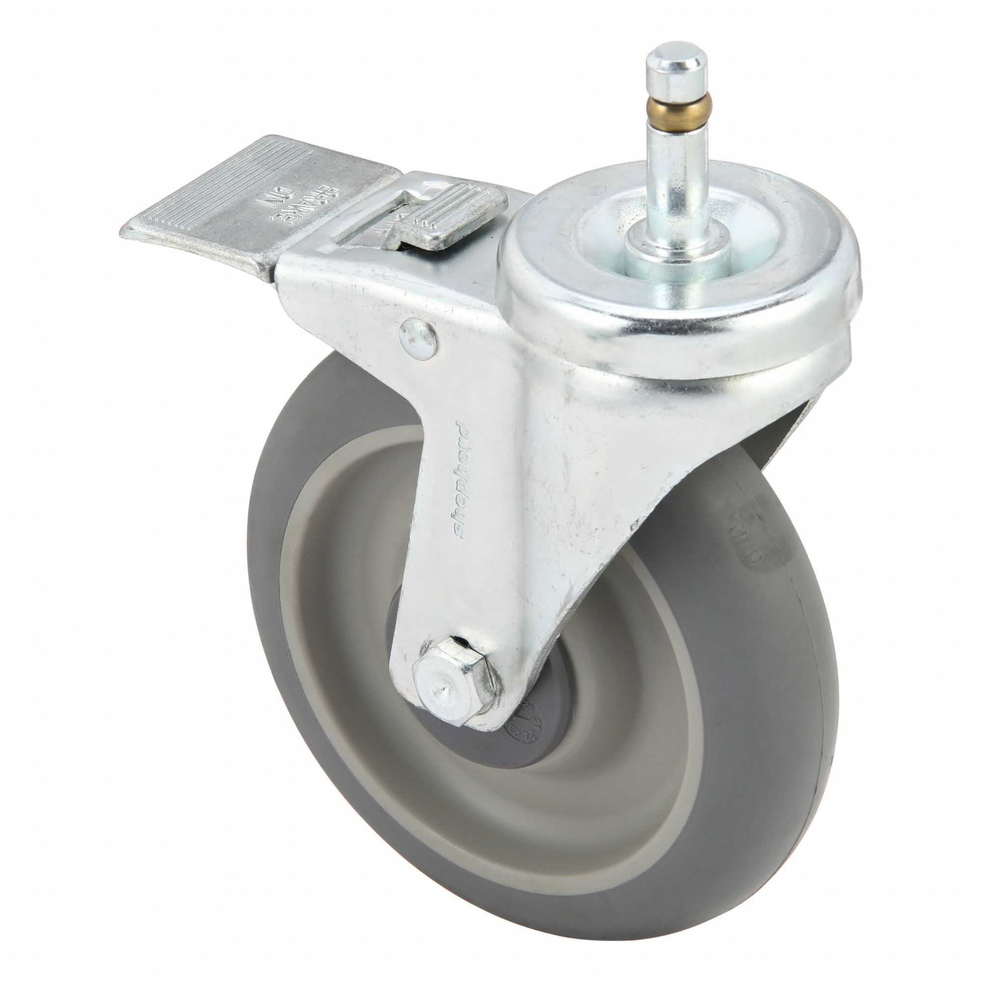 SHEPHERD CASTER, Swivel, Total Lock, Stem Caster - 60EZ83|PGT50273ZN ...