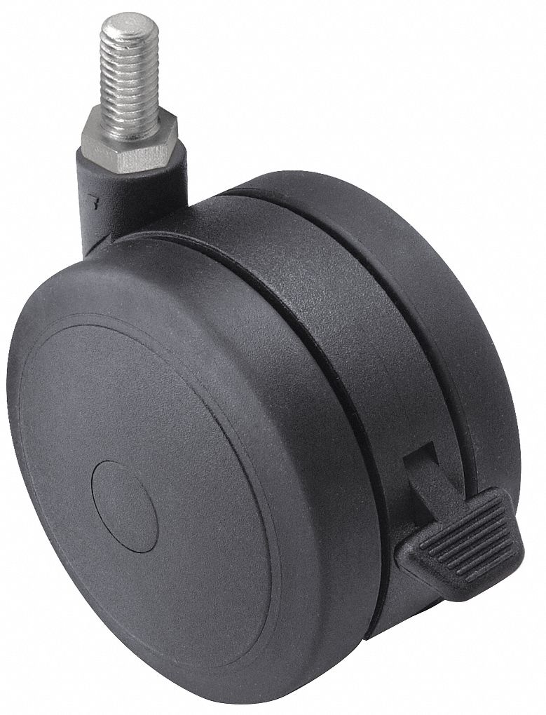 SHEPHERD CASTER, Inch, Swivel, Stem Caster - 60FC41|PSF100748BK - Grainger