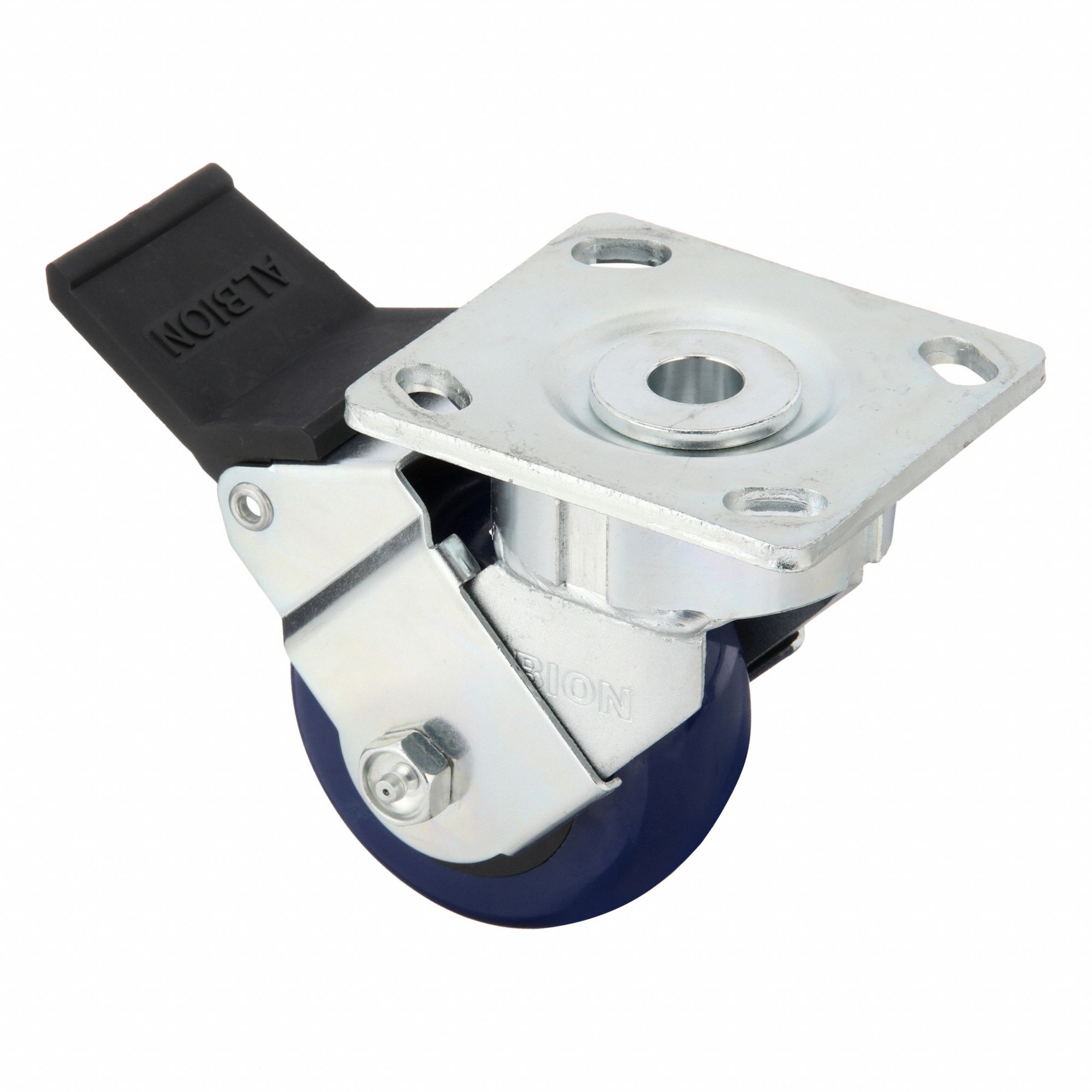 ALBION, Swivel, Face Brake, Plate Caster - 60FD61|18EG04229SFBE - Grainger