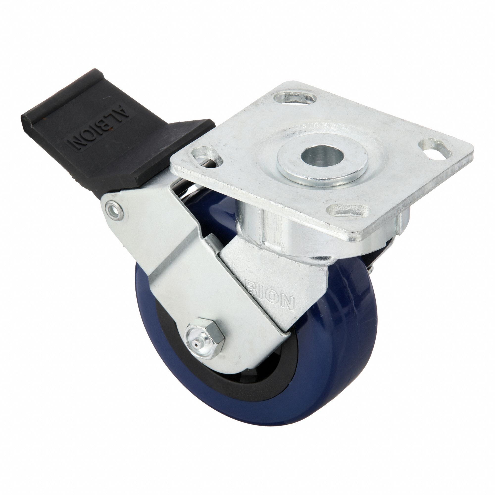 ALBION, Swivel, Face Brake, Plate Caster - 60FD64|18EG05229SFBE - Grainger
