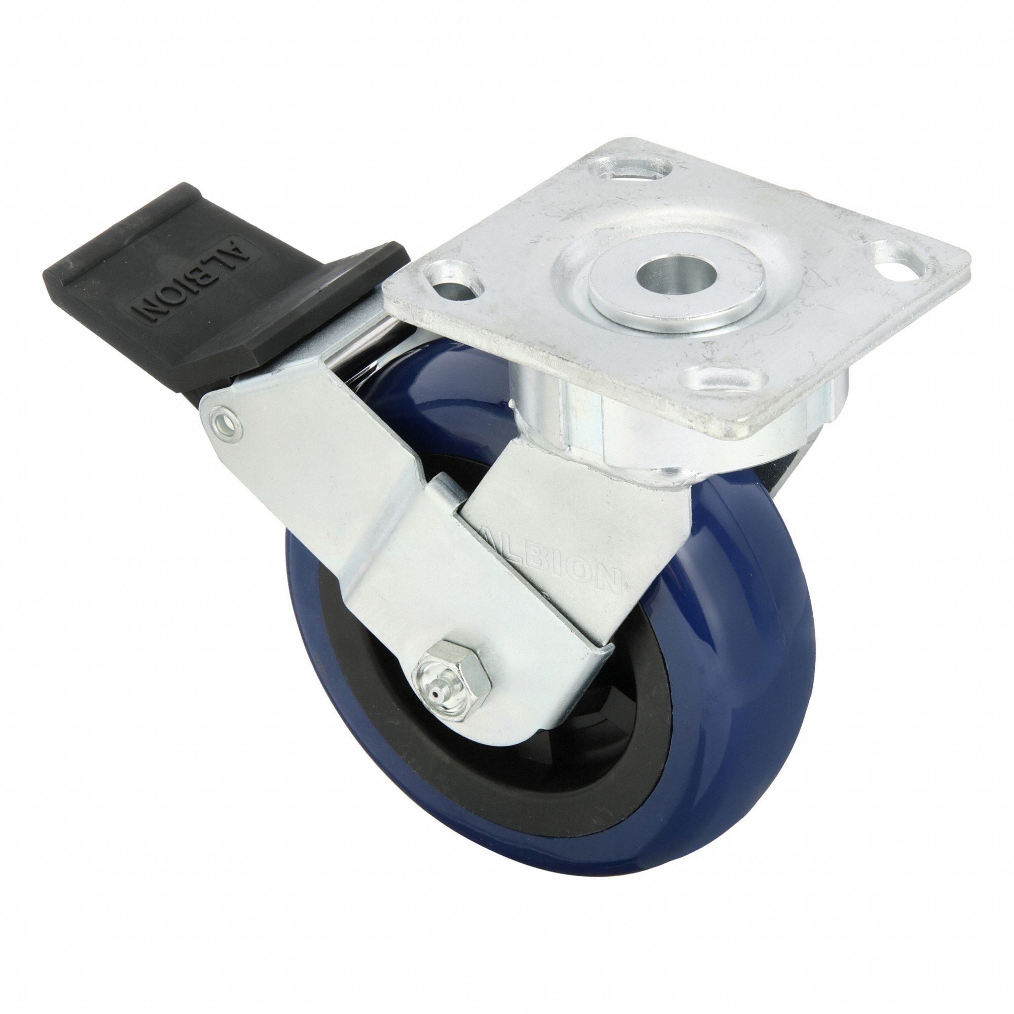 ALBION, Swivel, Face Brake, Plate Caster - 60FD67|18EG06229SFBE - Grainger
