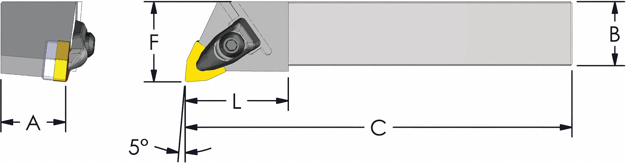 ULTRA-DEX USA, DWLNL Toolholder, WNMG Insert, Indexable Turning and ...