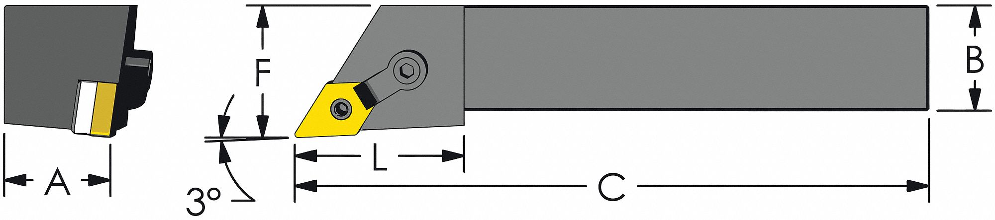 ULTRA-DEX USA, MDJNR Toolholder, DNMG Insert, Indexable Turning and ...