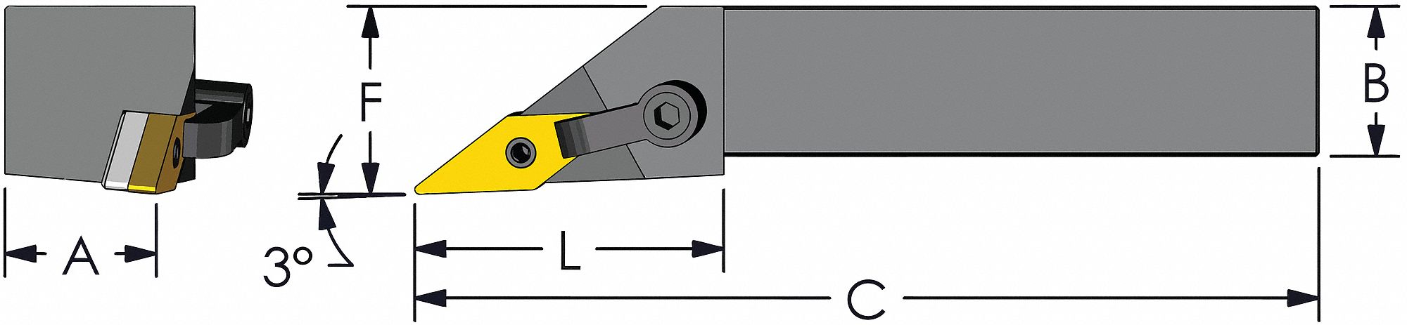 ULTRA-DEX USA, MVJNL Toolholder, VNMG Insert, Indexable Turning and ...