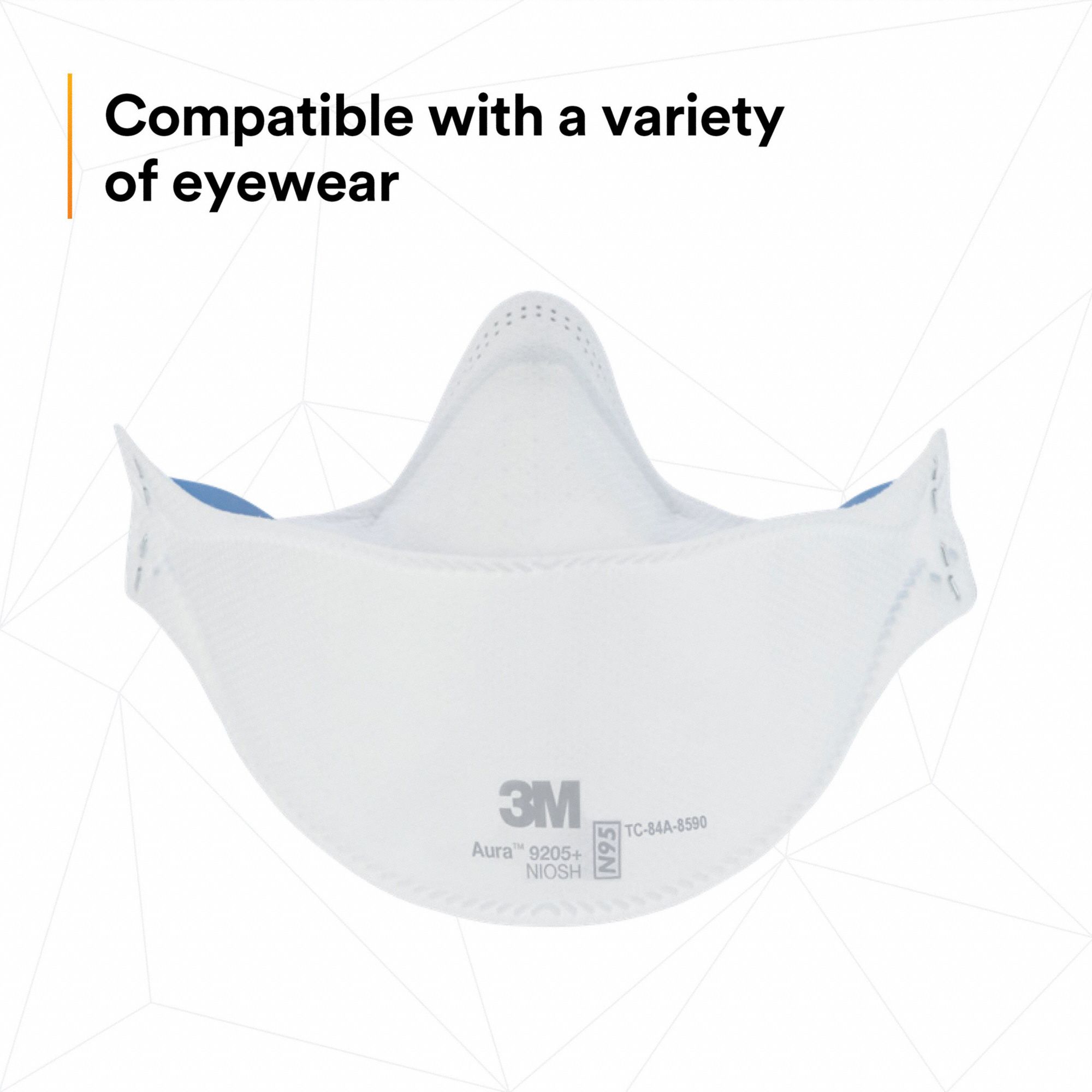 3M Disposable Respirator, Universal, N95, PK 20 - 60FE78|9205+ - Grainger