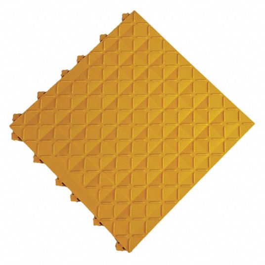 Interlocking Antifatigue Mat Tile, 18 in x 18 in, Interlocking ...