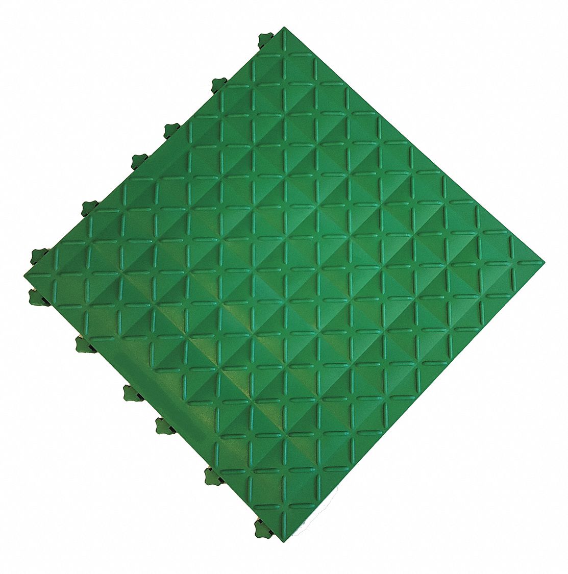 Interlocking Antifatigue Mat Tile, 18 in x 18 in, Interlocking ...