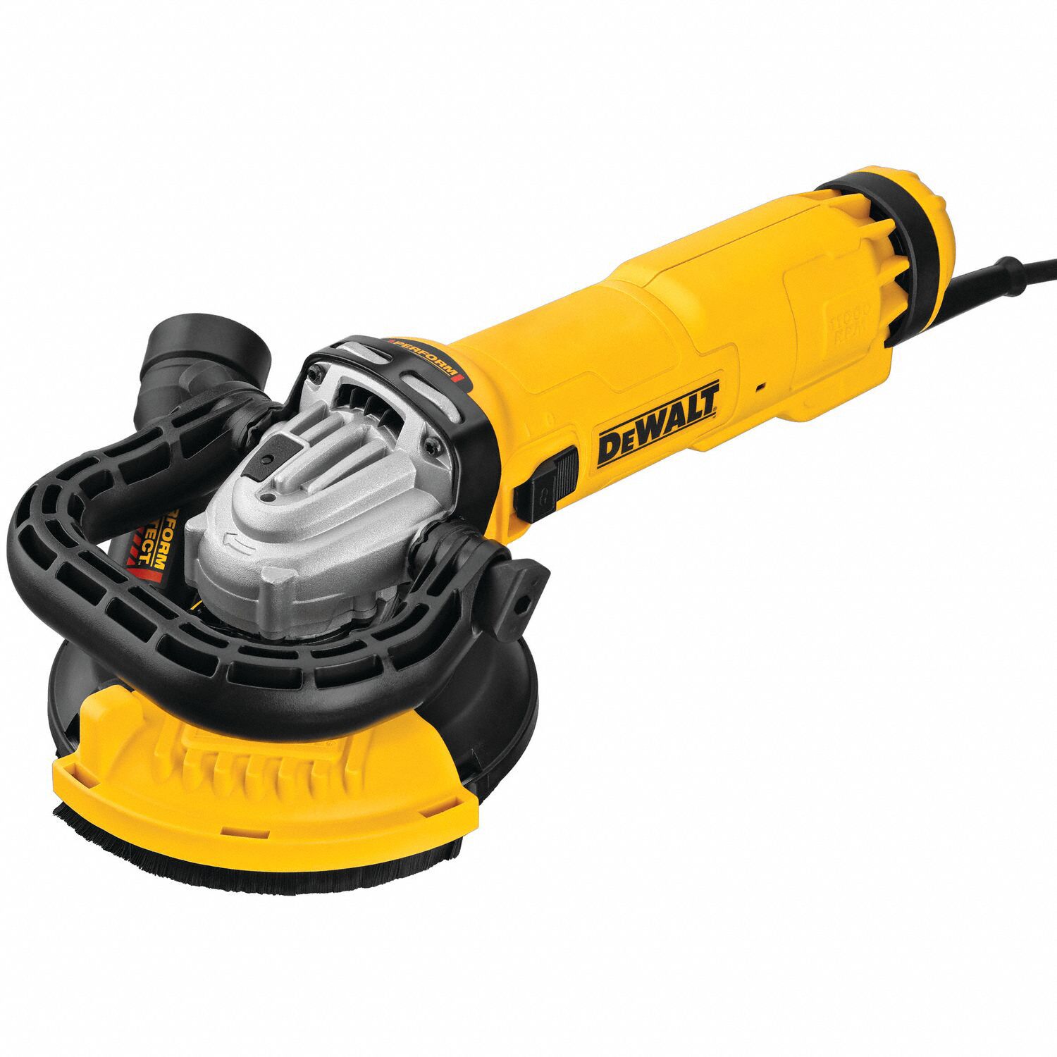 DEWALT Angle Grinder: 13 A, 11,000 RPM Max. Speed, Slide, Anti-Kickback ...