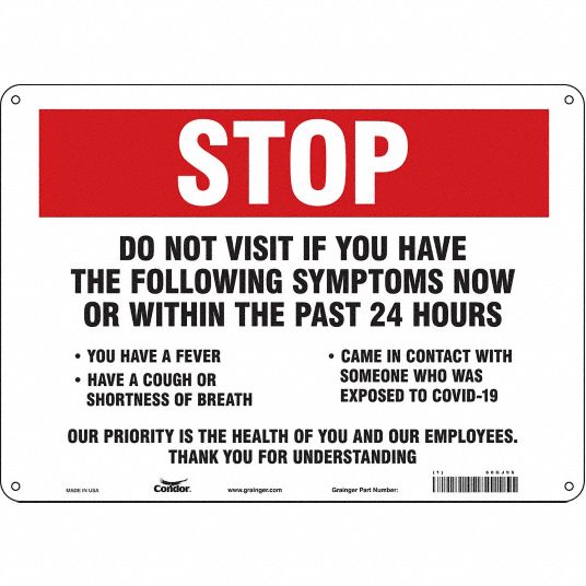 10 in x 14 in Nominal Sign Size, Aluminum, Safety Sign - 60GJ96|60GJ96 ...