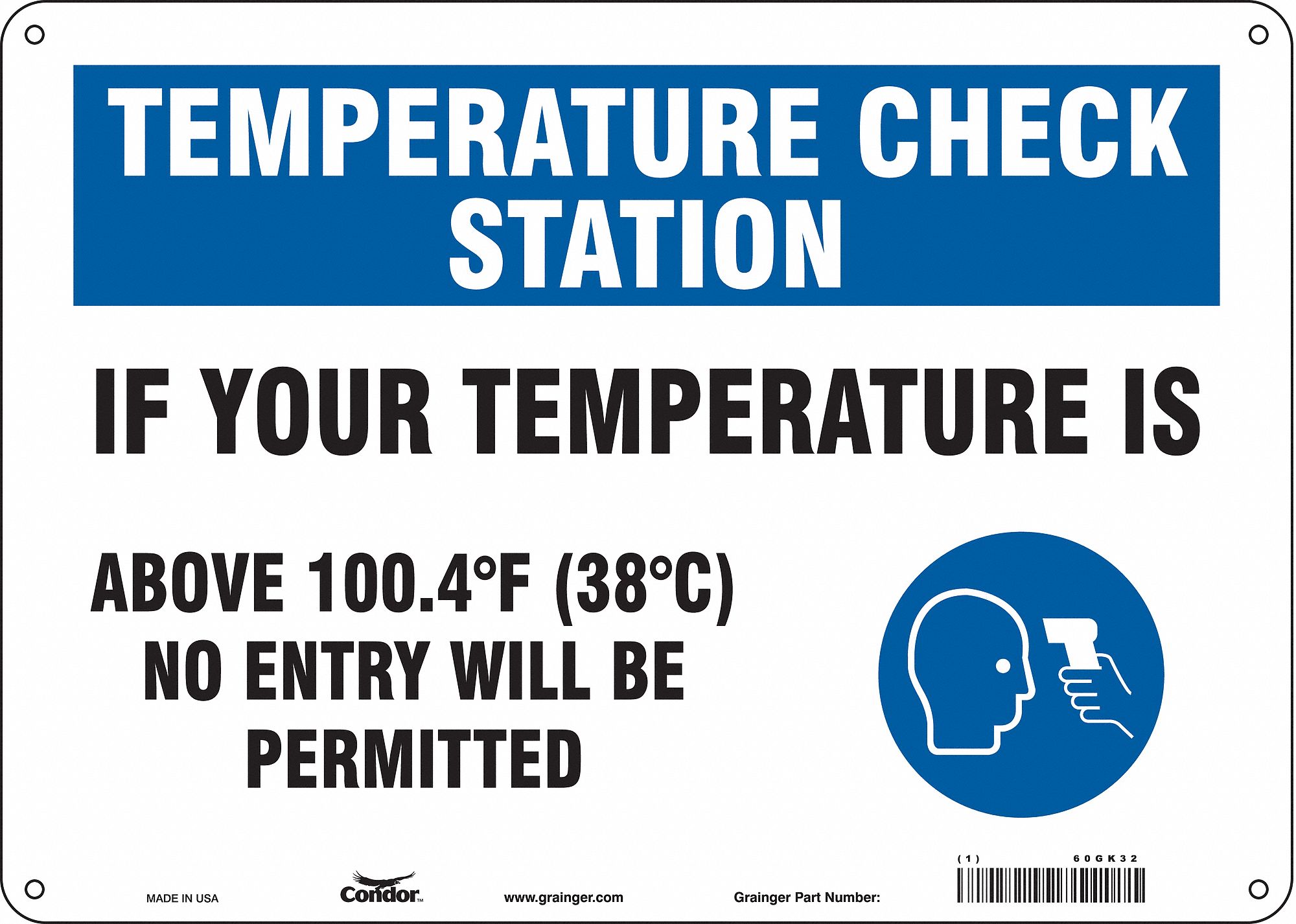 10 in x 14 in Nominal Sign Size, Plastic, Safety Sign - 60GK32|60GK32 ...