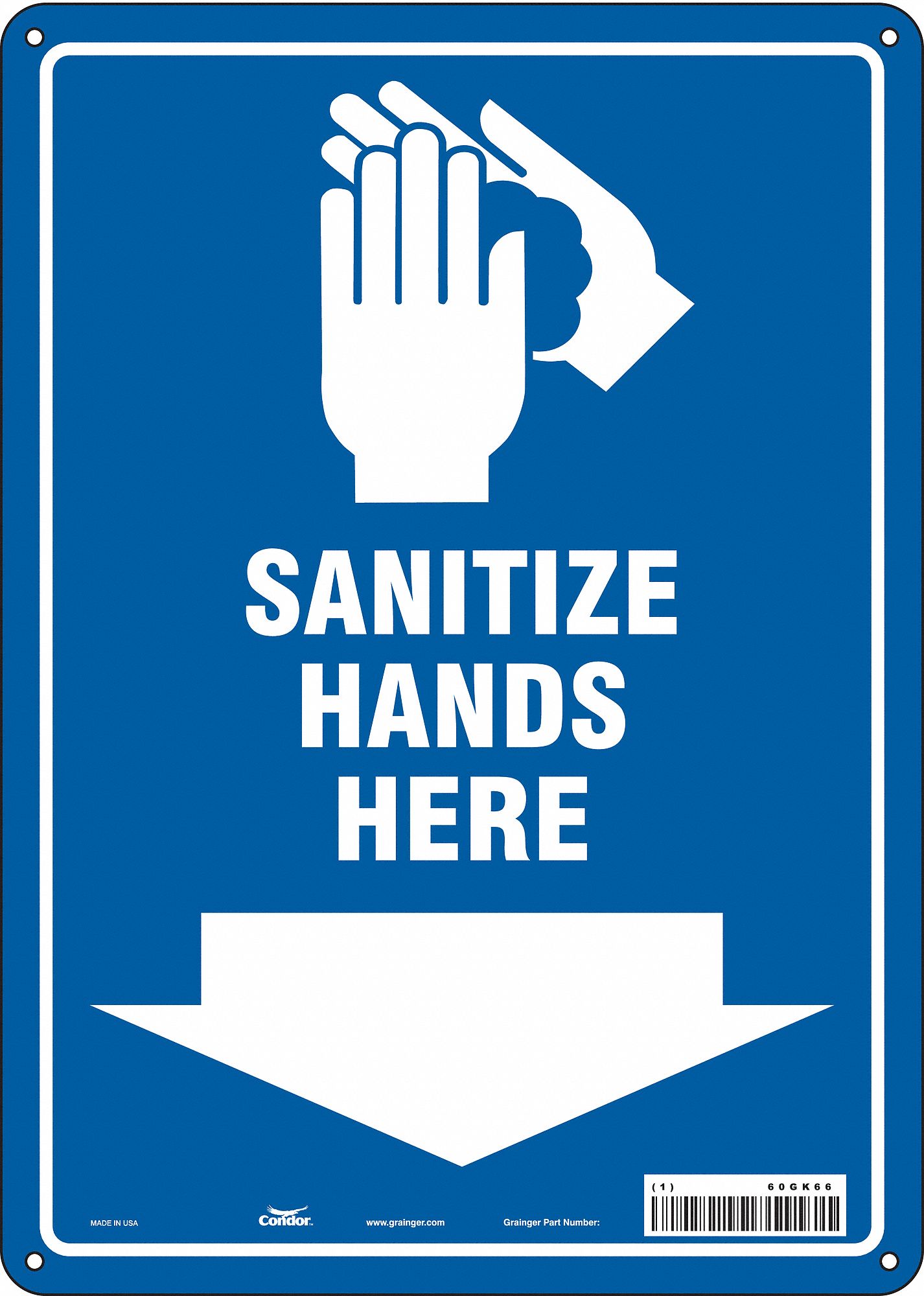 14 in x 10 in Nominal Sign Size, Plastic, Safety Sign - 60GK66|60GK66 ...