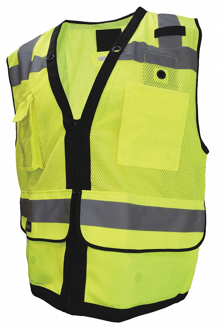 Safety Tether Vest,Heavy Duty,Green,2X - Grainger