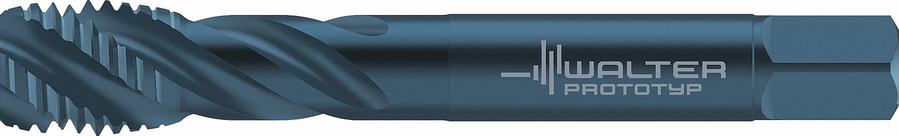 WALTER PROTOTYP, 3/4 in Thread Size, 0.6690 in Thread Lg, Spiral Flute ...