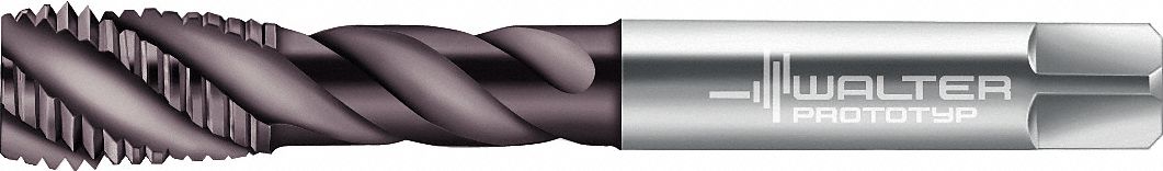 WALTER PROTOTYP, 14.29 mm Thread Size, 20 mm Thread Lg, Spiral Flute ...