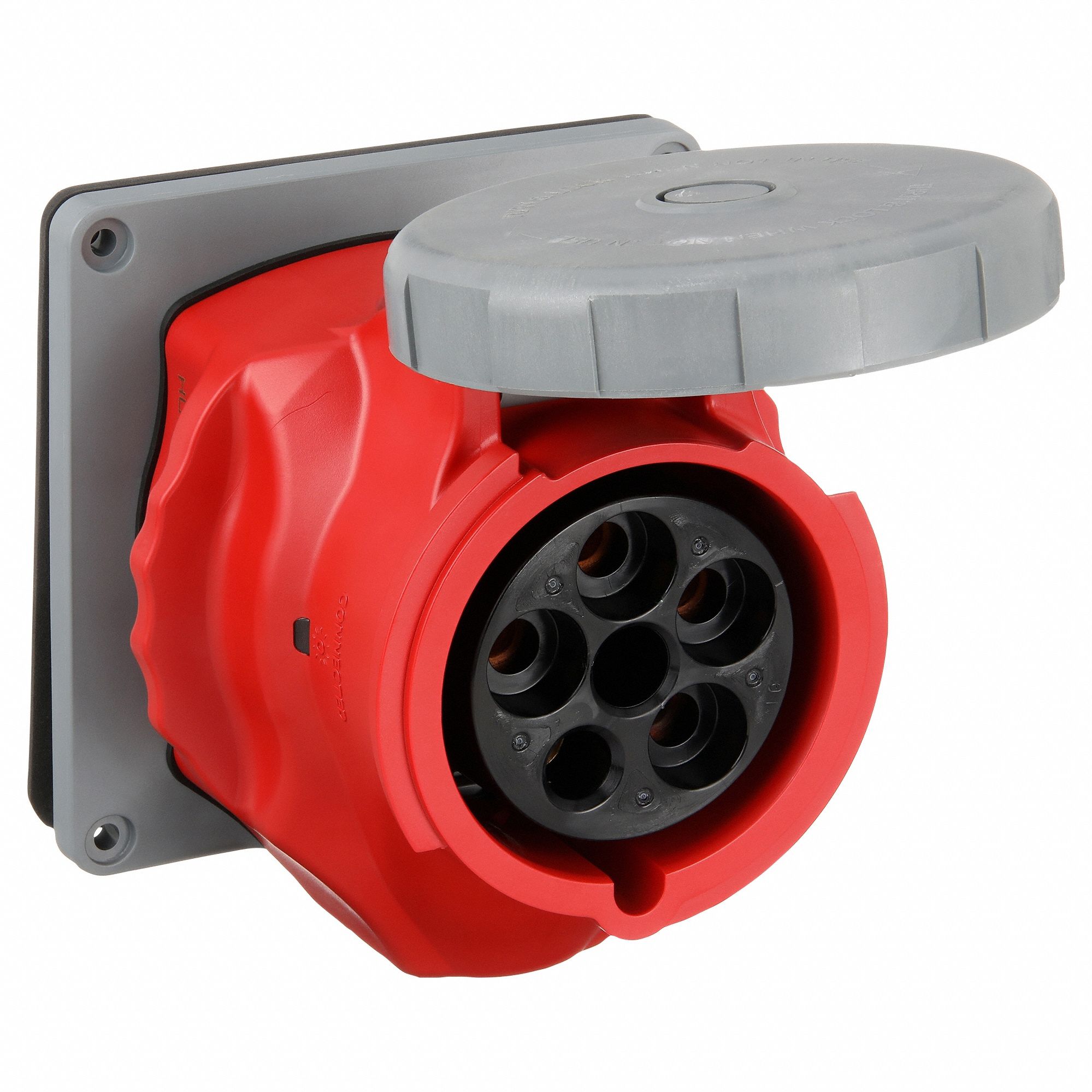 100 A, 277/480V AC, Pin and Sleeve Receptacle - 60HJ67|HBLS5100R7W ...