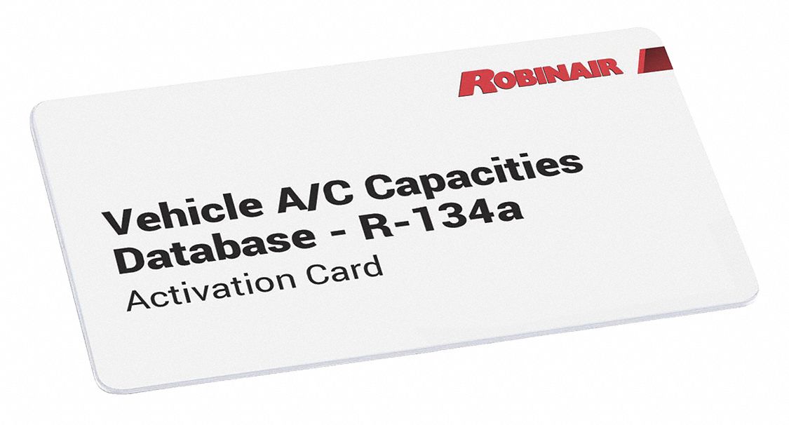 ROBINAIR, Automotive, Plastic, Vehicle Database Card 2020 - 60HR97 ...