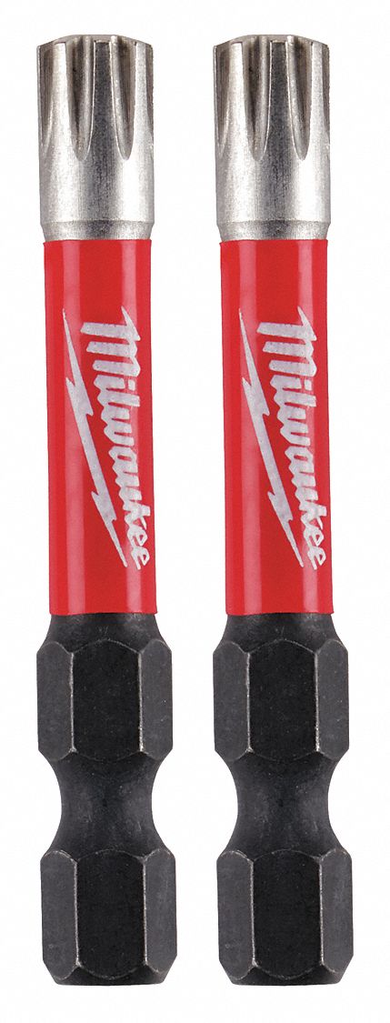 MILWAUKEE HEADLOK DRIVER BITS,2 IN L,HEADLOK,PK2 - Screwdriver Bits ...