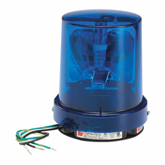 VITALITE, Blue, LED, Warning Light - 60HW90|121SLED-120B - Grainger
