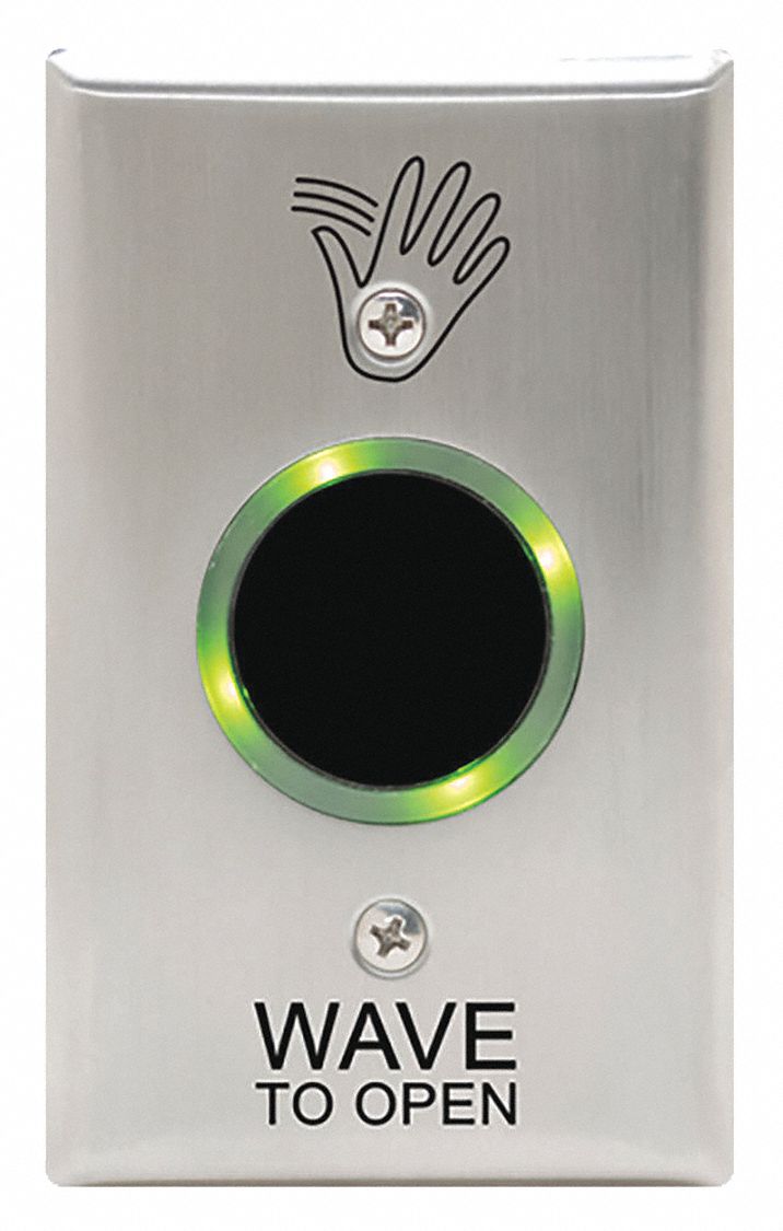 CAMDEN, 4 in Ht, 1 3/8 in Wd, Wave to Open Touchplate - 60HZ50|CM-331 ...