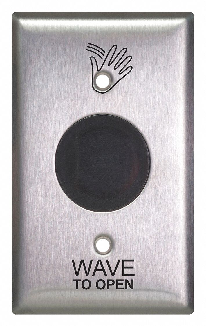 CAMDEN, 4 in Ht, 1 3/8 in Wd, Wave to Open Touchplate - 60HZ52|CM-332 ...