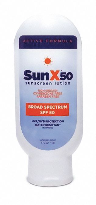SUNX, 50 SPF, Lotion, Sunscreen - 60JC72|18-906G - Grainger