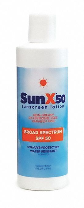 SUNX, 50 SPF, Lotion, Sunscreen - 60JC74|18-908G - Grainger