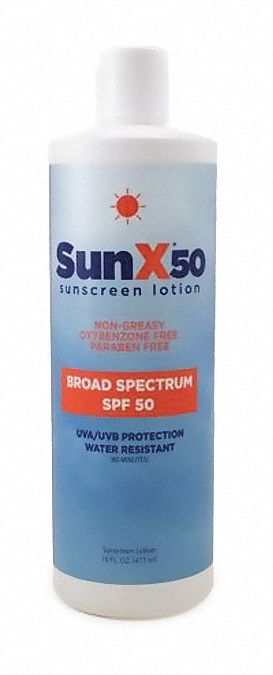 SUNX, 50 SPF, Lotion, Sunscreen - 60JC75|18-909G - Grainger