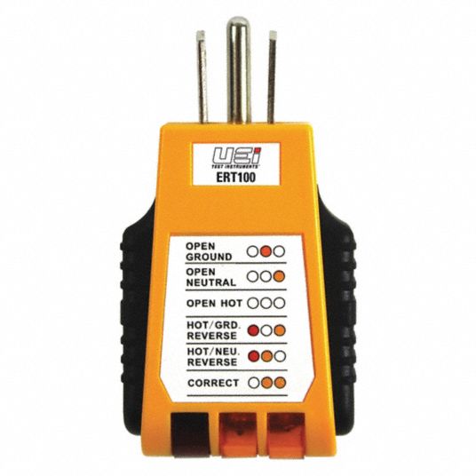 UEI TEST INSTRUMENTS, ERT100, ERT100, Electrical Receptacle Tester ...