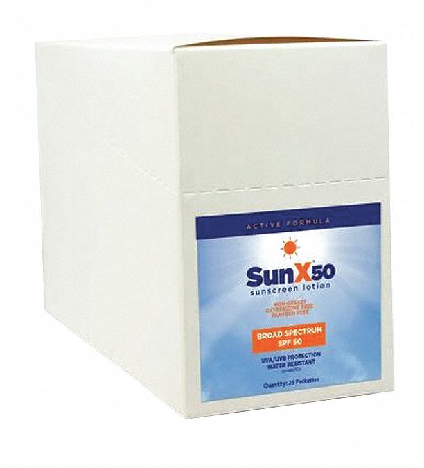 SUNX, 50 SPF, Lotion, Sunscreen - 60JJ39|18-919G - Grainger