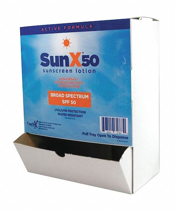 SUNX, 50 SPF, Lotion, Sunscreen - 60JJ41|18-921G - Grainger