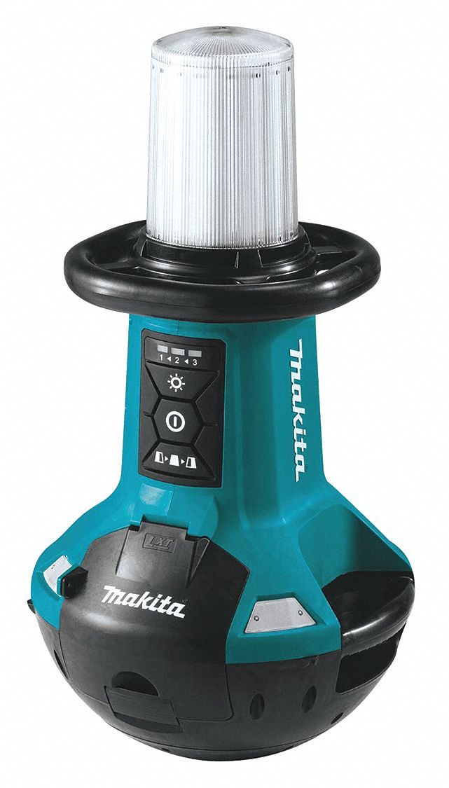 MAKITA Cordless Job Site Light, 18 V Voltage, LED, 5,500/3,000/1,500 lm ...