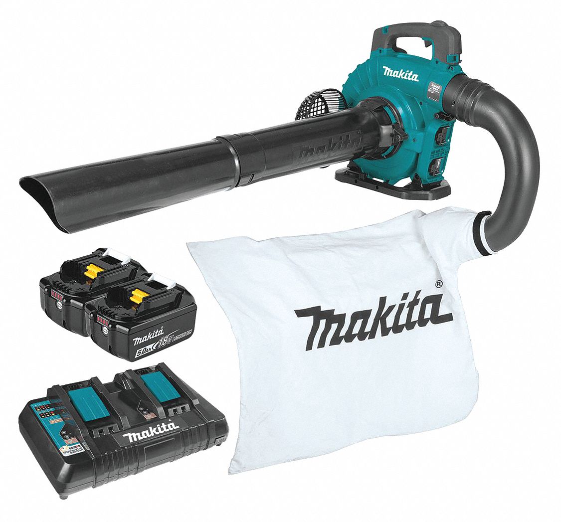 MAKITA, LXT®, 473 cfm Max. Air Flow, Battery-Powered Handheld Leaf ...