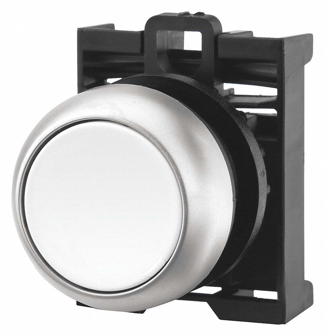 EATON, 22 mm Mounting Size, Non-Metallic, Flush Push Button - 60JN38 ...