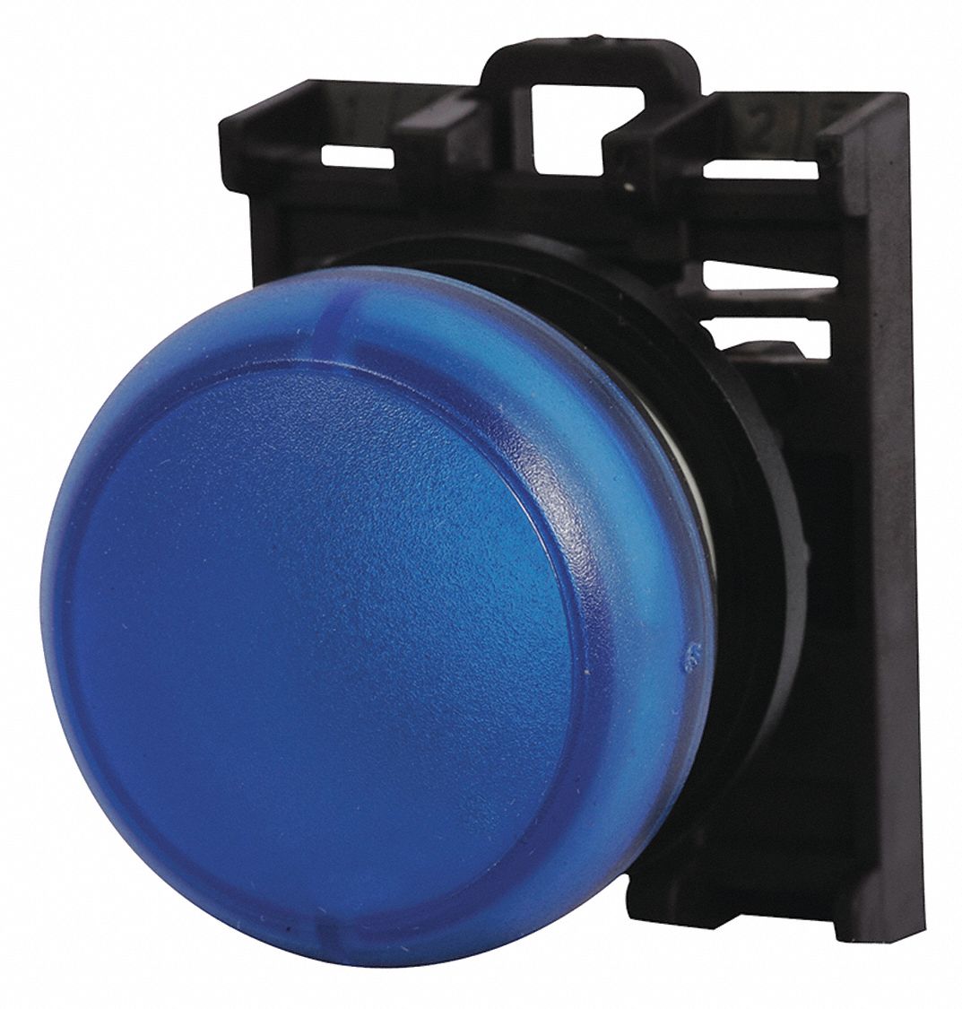 EATON, 22 mm Panel Mounting Size, Blue, Indicating Light - 60JN72|M22-L-B-230B - Grainger